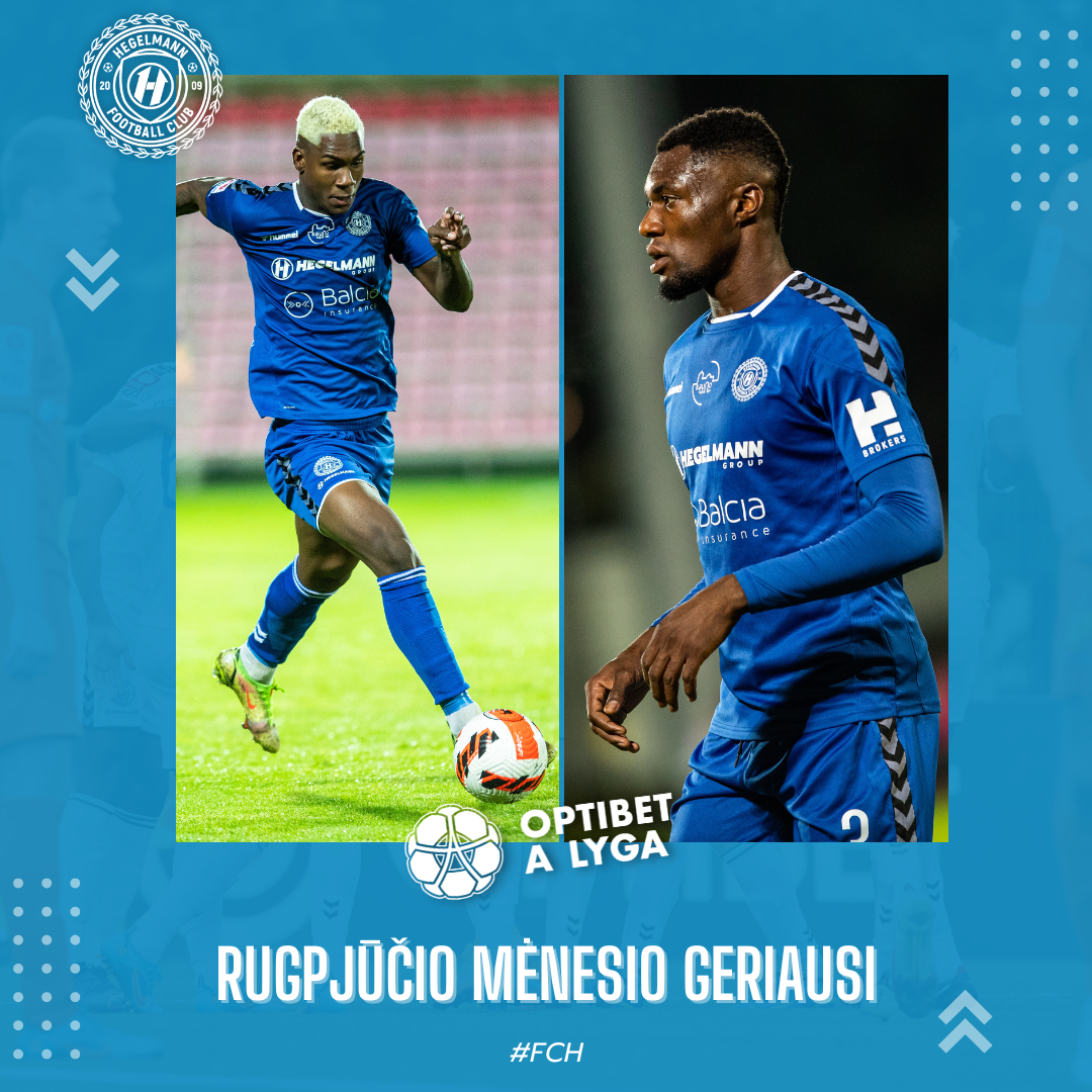 Rugpjūčio mėnesio geriausiais pretenduoja tapti S. Odeoyibo ir A. de ...