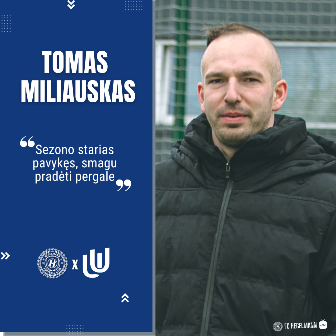 Tomas Miliauskas - Sezono startas pavykęs, smagu pradėti pergale ...
