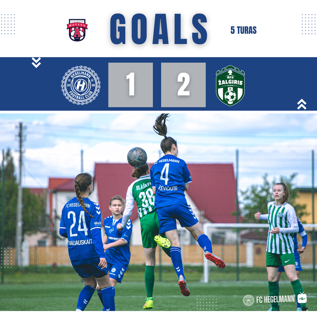 Moterų A lyga 5 turas: FC Hegelmann x MFA Žalgiris | GOALS - Hegelmann