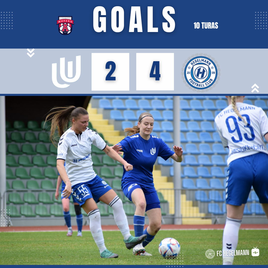 Moterų A lyga 10 turas: FK Utenis x FC Hegelmann | GOALS - Hegelmann