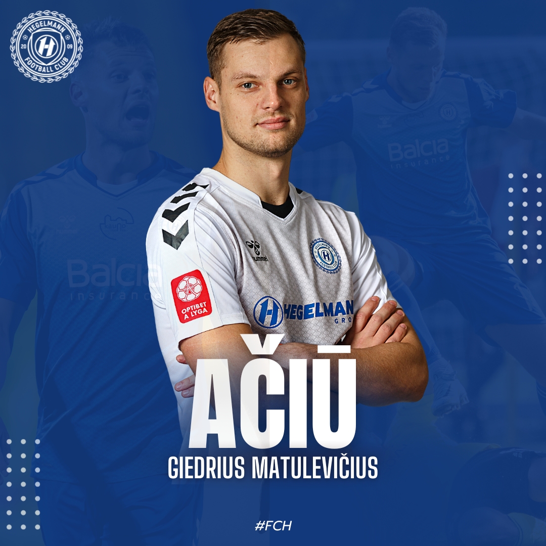 G. Matulevičius palieka mėlynai baltus - Hegelmann